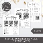 SunRayArt Designs - Qr Code Sign Bundle For Small Business