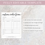 10 Editable Forms Bundle, Canva Template For Small Business