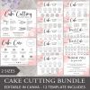 SunRayArt Designs - Cake Cutting Guide Canva Template